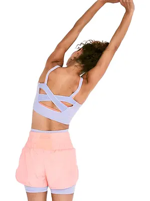 Free People FP Movement The Way Home Shorts Orange