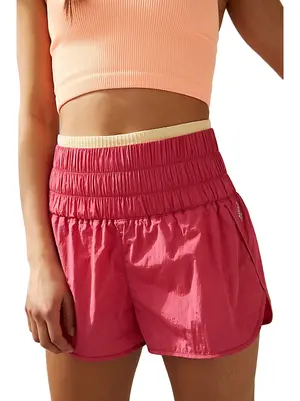 Free People FP Movement The Way Home Shorts Wild Raspberry