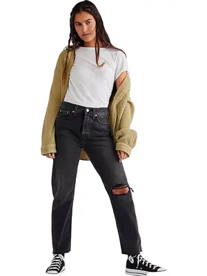 LEVI'S Levi's Wedgie Straight Jeans Grey