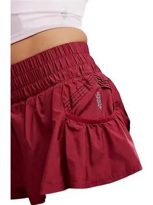 Free People FP Movement Flirt On Shorts Brick