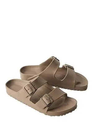 BIRKENSTOCK Arizona Vegan Eva Sandals - Gray Taupe