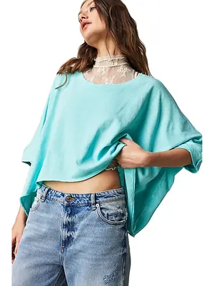 Free People We The Free CC Tee Aruba Blue