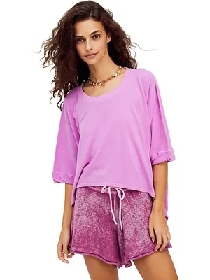 Free People We The Free CC Tee Beauty Berry