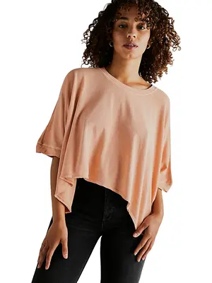 Free People We The Free CC Tee Peach Nectar
