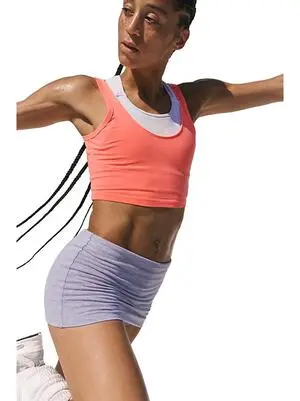 Free People FP Movement Hot Shot Crop Neon Coral
