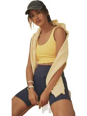 Free People FP Movement Hot Shot Crop Sweet Sunshine