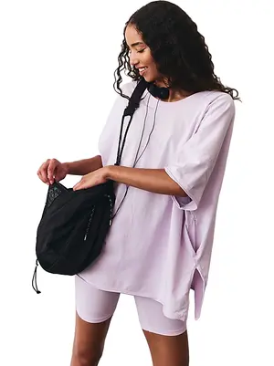 Free People Hot Shot Reversible Set Lavender Shadow