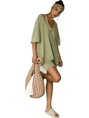 Free People Hot Shot Reversible Set Sage
