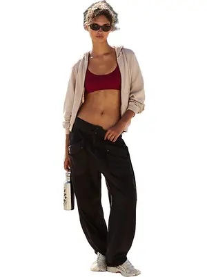 Free People Timko Pants Dark Espresso