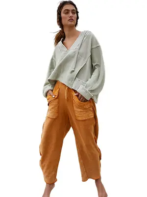 Free People Timko Pants Golden Ochre