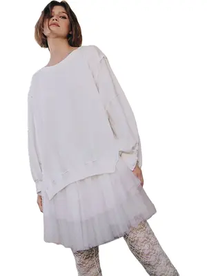 Free People We The Free Camden Sweatshirt Blanc