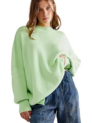 Free People Easy Street Tunic Green Light
