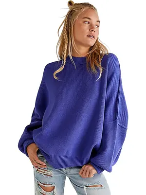 Free People Easy Street Tunic Regency Purple