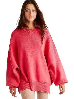 Free People Easy Street Tunic Strawberry Spritz