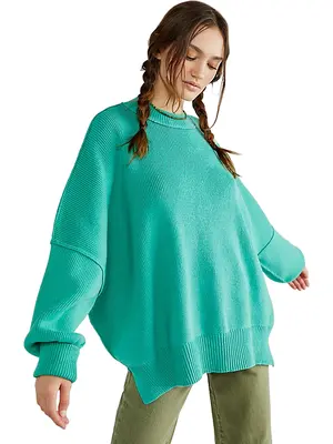 Free People Easy Street Tunic Vert De Mer