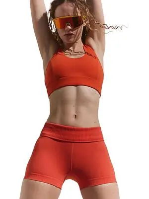 Free People Good Karma Running Shorts - Flame