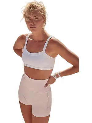 Free People FP Movement Good Karma Running Shorts Pink
