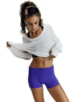 Free People FP Movement Good Karma Running Shorts Pulse