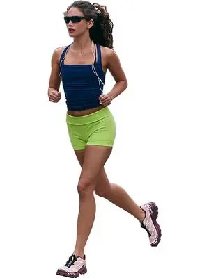 Free People Good Karma Running Shorts - Spritz
