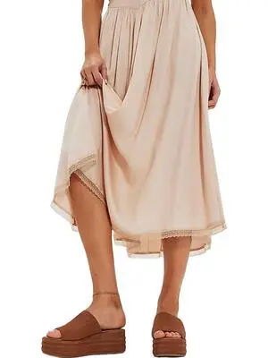 Free People Harbor Flatform Sandals - Oak