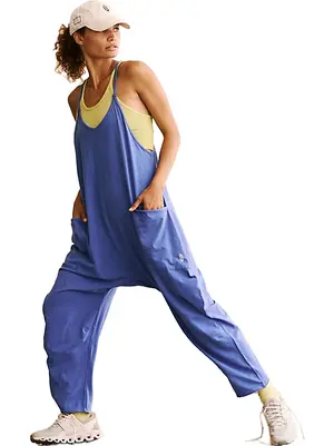 Free People Hot Shot Onesie - Electric Cobalt