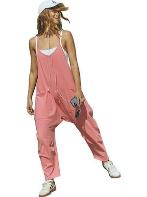 Free People Hot Shot Onesie - Hibiscus