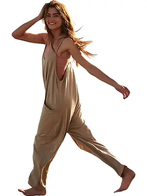Free People Hot Shot Onesie Kelp