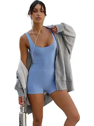 Free People FP Movement Good Karma Runsie Cloudy