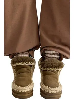 Mou Glacier Ankle Boots - Olive