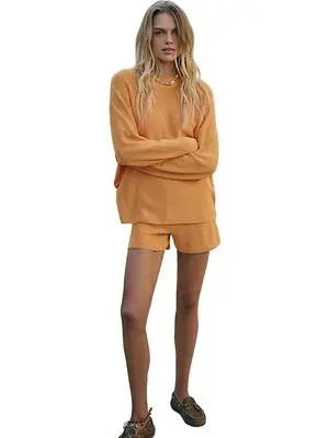 Free People Malibu Solid Surf Set Iceland Poppy