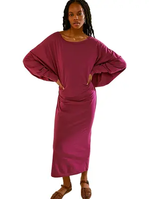 Free People Free People Oversized Maxi Dress With Dolman Sleeves Baton Rouge