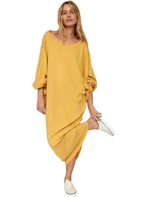 Free People Free People Oversized Maxi Dress With Dolman Sleeves Linseed