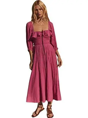 Free People Oasis Midi Dress - Island Flower