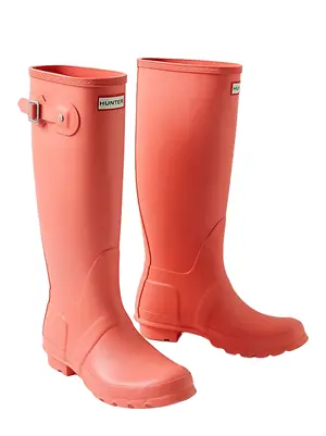 Hunter Wellies Sun-cup Orange