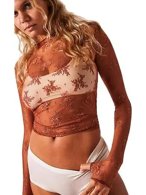 Free People Free People Lady Lux Layering Top Brown