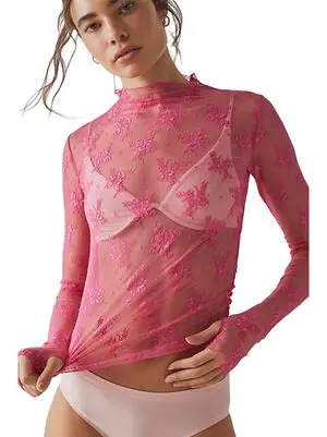 Free People Free People Lady Lux Layering Top Magentiful