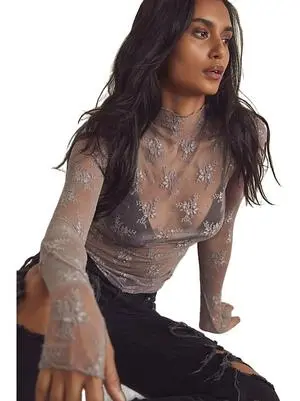 Free People Free People Lady Lux Layering Top Sugar Maple