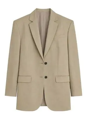 ANINE BING Quinn Blazer - Green Khaki