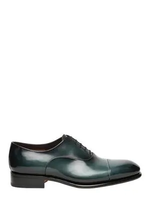Santoni Lace-up Leather Dress Shoes - Light Blue