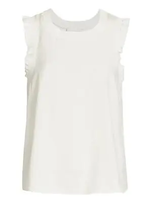 Cinq À Sept Tous Les Jours Lenore Silk Tank - Ivory