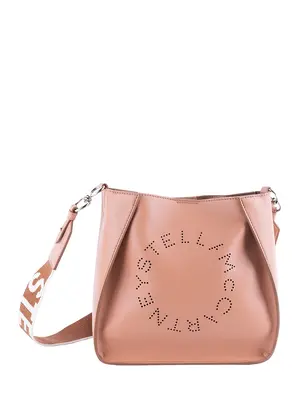 Stella McCartney Stella McCartney Logo Crossbody Bag Camel