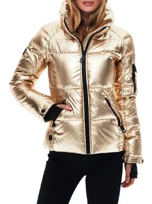 Sam. Freestyle Down Puffer Jacket Gold