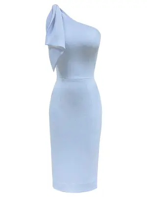 Dress The Population Tiffany One-shoulder Dress Sky
