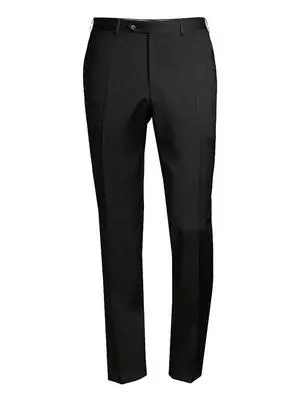 Canali Wool Trousers Black