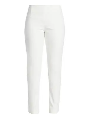 Lela Rose Catherine Stretch-twill Pants - White