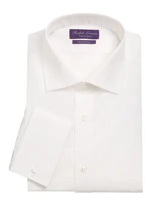 Ralph Lauren Purple Label Aston Cotton Poplin Dress Shirt - White
