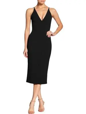 Dress The Population Lyla Midi Dress - Black