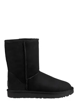 UGG S Classic Heritage Short Ii Suede Boots - Black