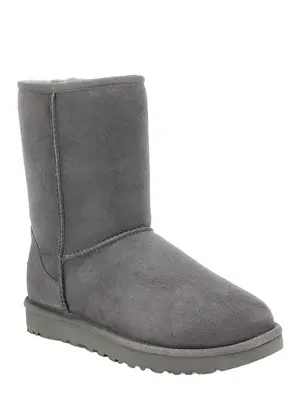 UGG 's Classic Heritage Short Ii Suede Boots Grey