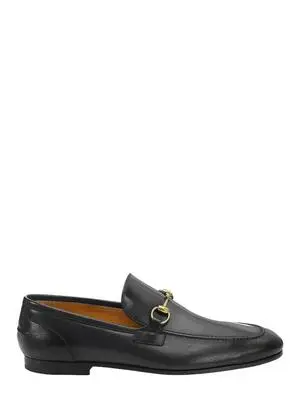 Gucci Jordaan Leather Loafers Black